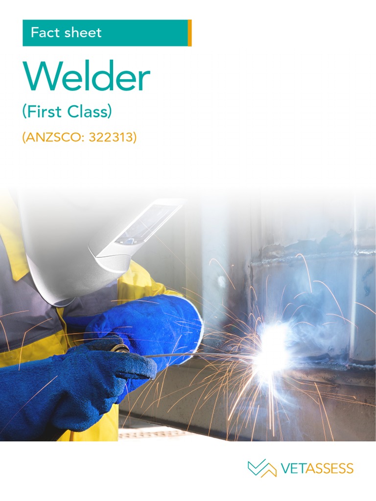 Fact Sheet - Welder First Class PDF | PDF | Welding | Construction