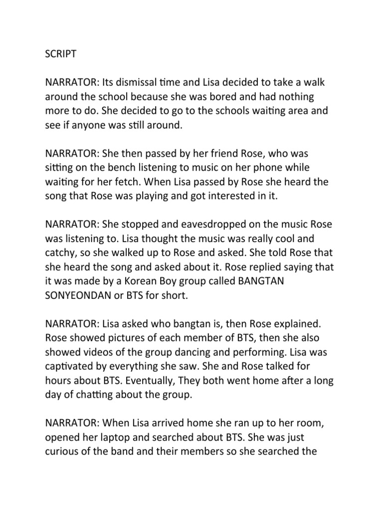 English Project Script | PDF