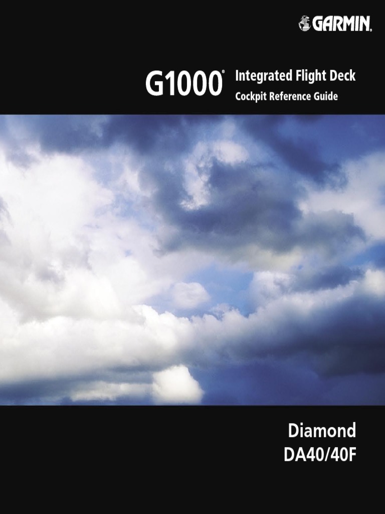 G1000 DA40 Cockpit Guide | PDF | Aviation | Aerospace Engineering