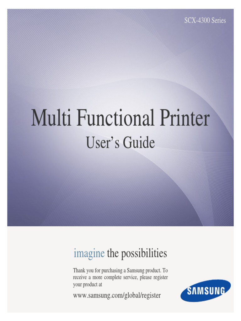 Multi Functional Printer: User's Guide | PDF