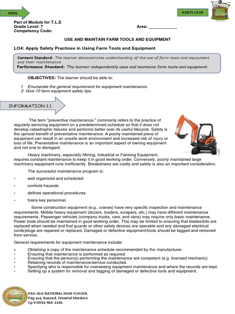 Apply Safety Practices 5 | PDF | Heavy Equipment | Safety