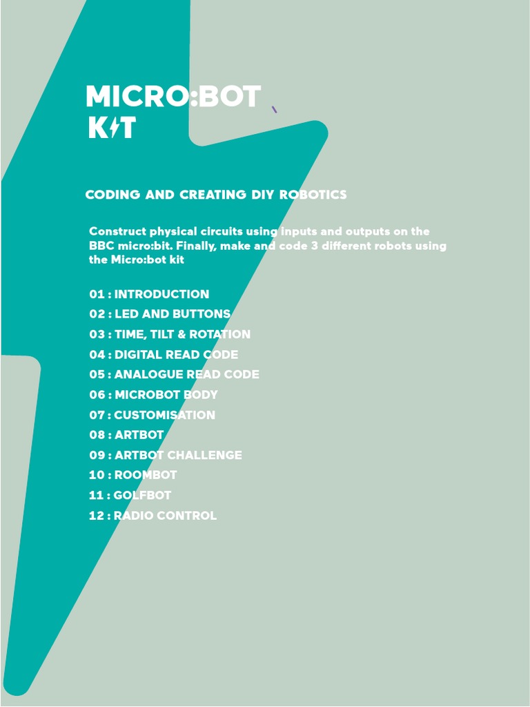 Education Microbot Session Plans | PDF | Computing | Computing And ...