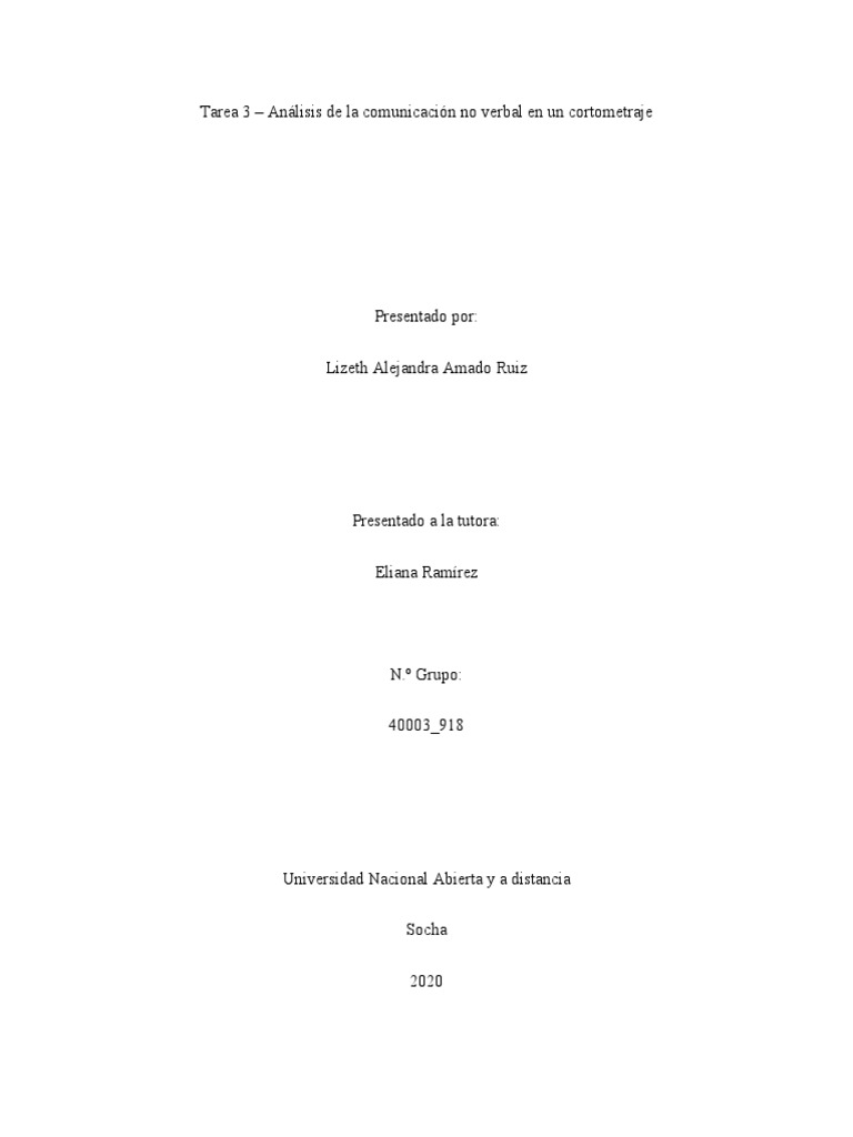 La Comunicación No Verbal - Lizeth Ruiz | PDF | Comunicación no verbal ...