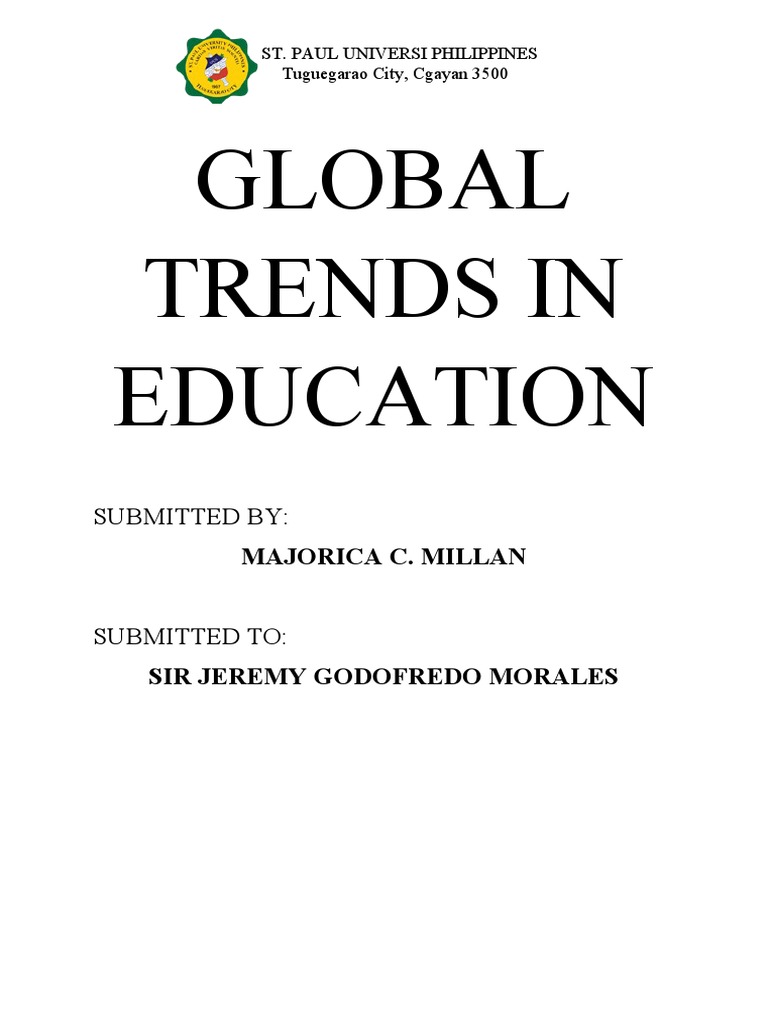 Global Trends in Education | PDF | Teachers | Pedagogy