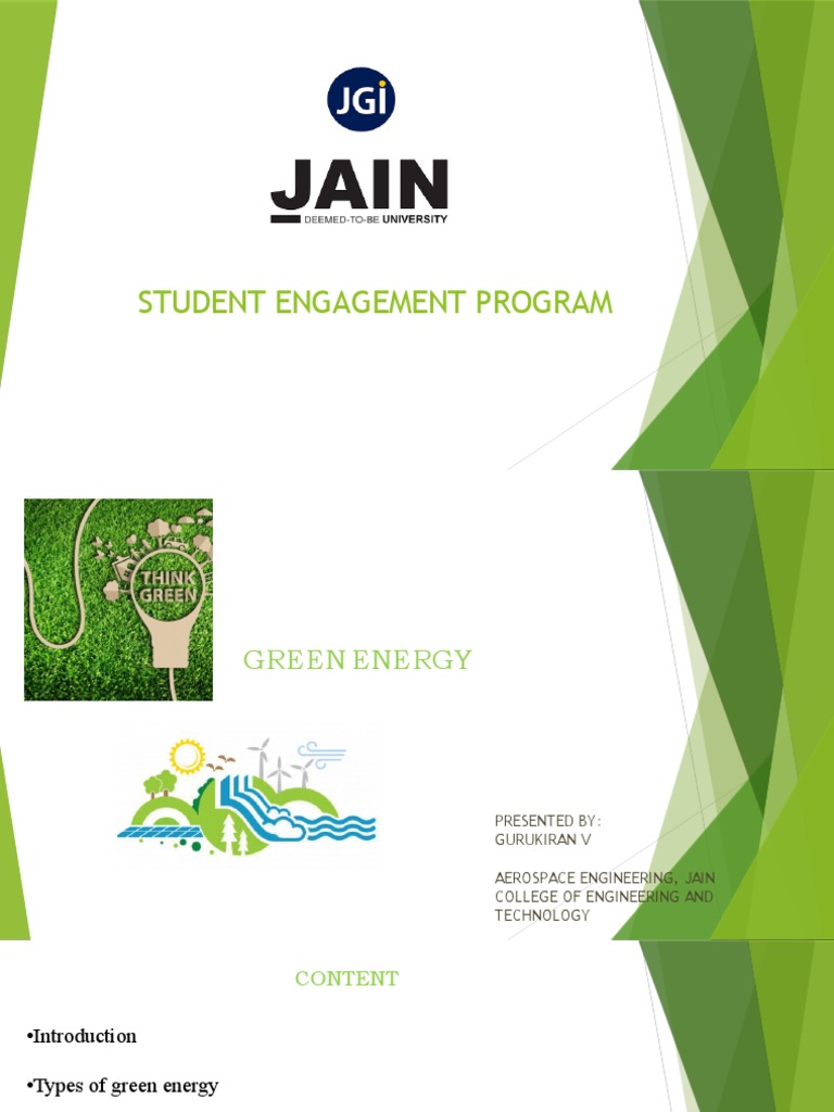 Green Energy | PDF | Sustainable Energy | Renewable Energy