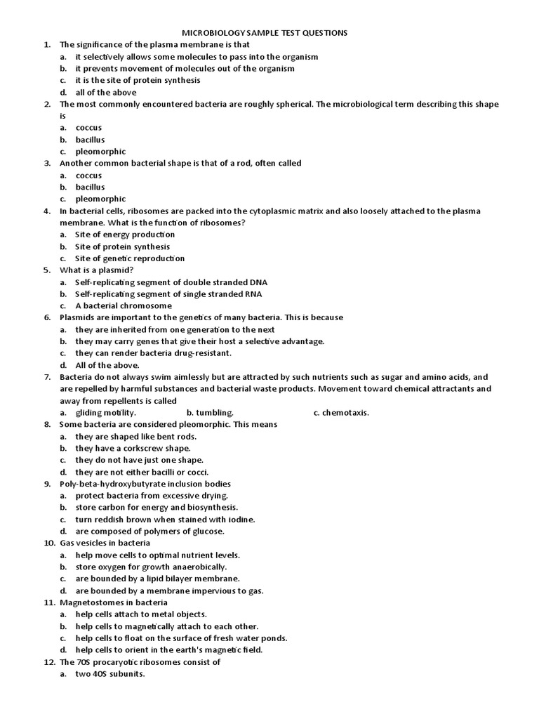 Microbiology Reviewer | PDF | Bacteria | Cell Membrane