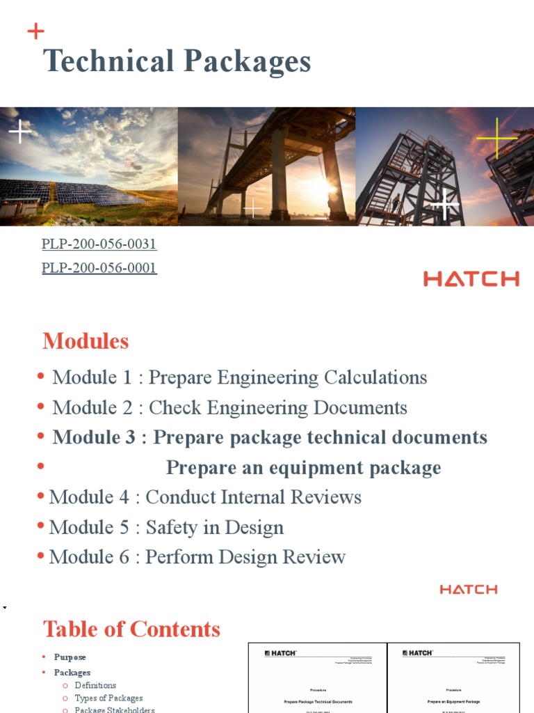 Prepare An Equipment Package and Package Technical Documents | PDF ...