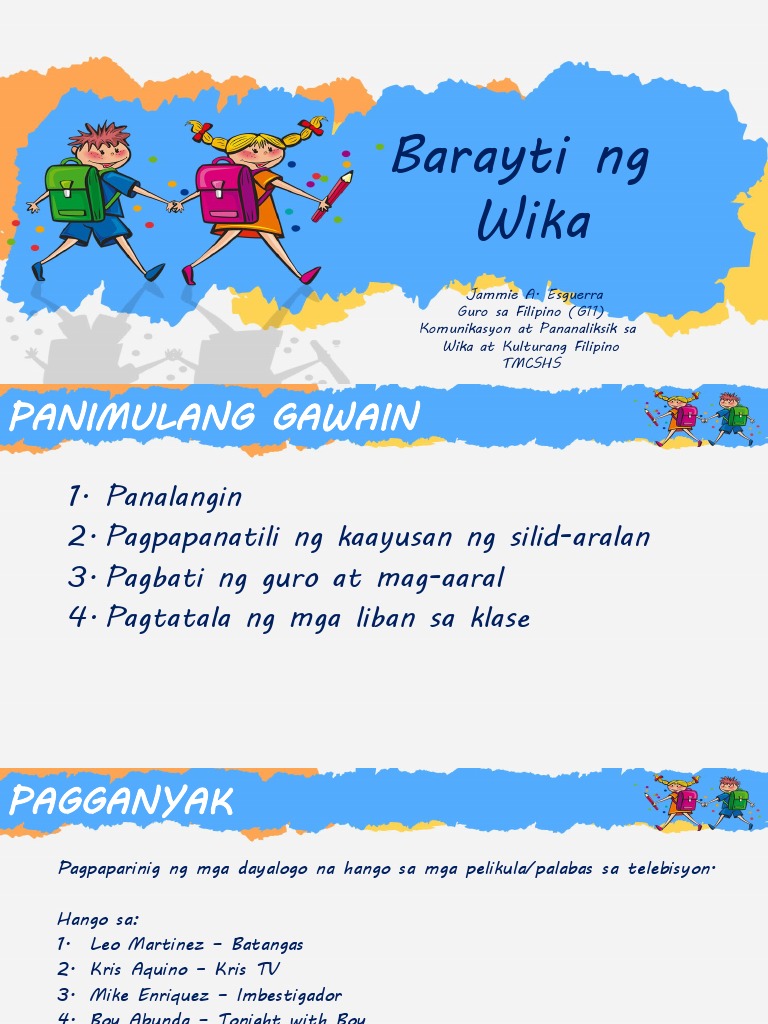 Dlp-Barayti NG Wika | PDF