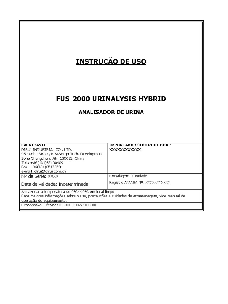 Manual Fus 2000 PDF | PDF | Reflexão (Física) | Cor