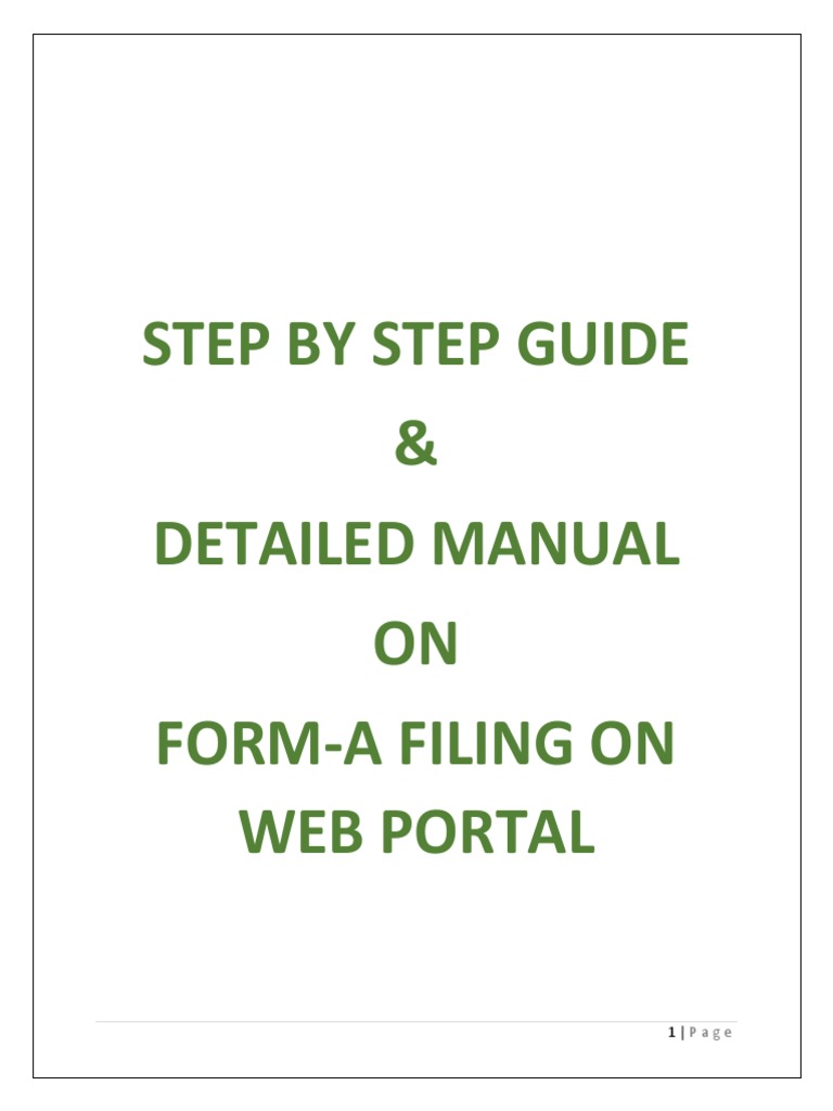 User Manual - Step by Step Guide PDF | PDF | Identity Document | Real ...