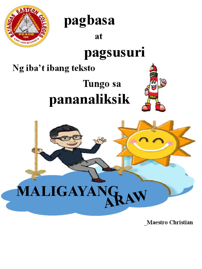 Pagpili NG Paksa | PDF