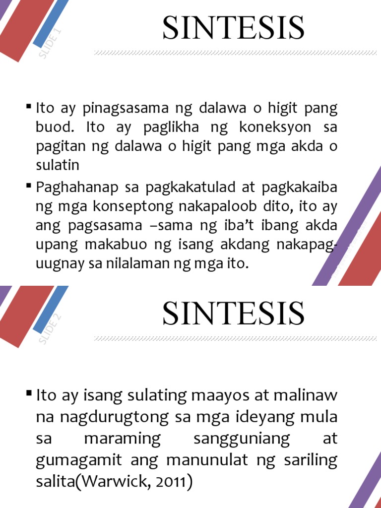SINTESIS | PDF