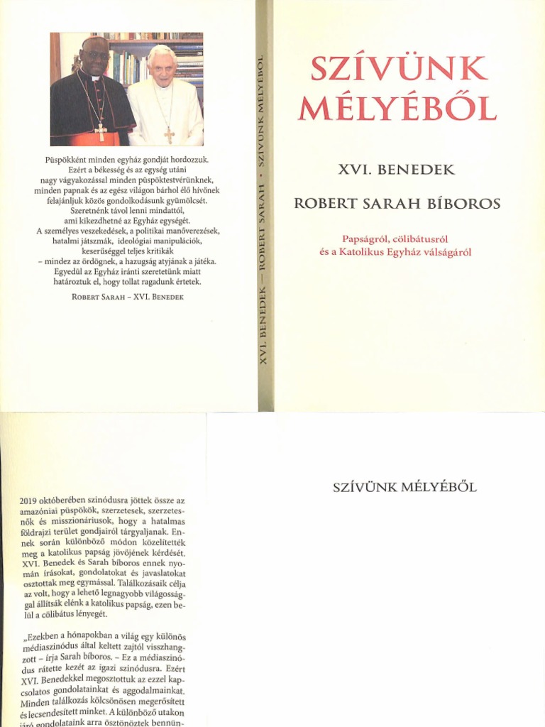 (XVI. Benedek, Robert Sarah) Szívünk Mélyéből PDF | PDF