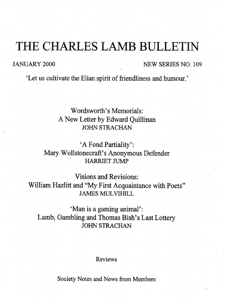 A New Letter by Edward Quillinan | PDF