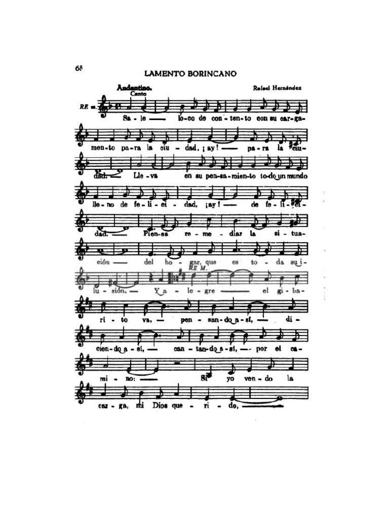 Lamento Borincano PDF | PDF