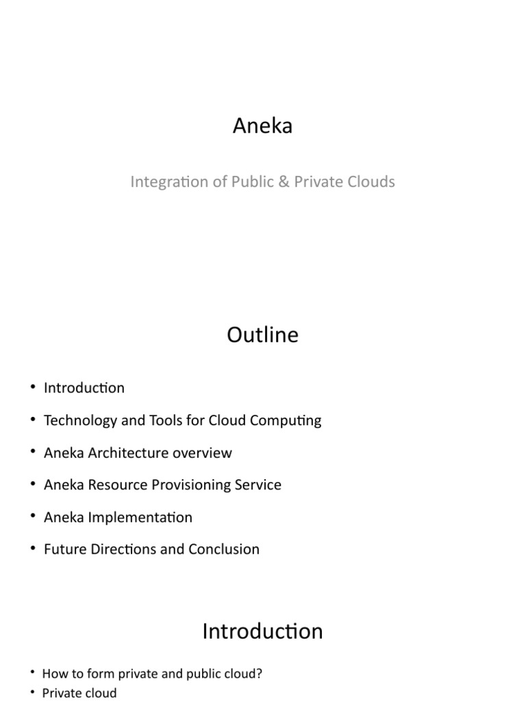Aneka and Comet Cloud Architectures | PDF | Map Reduce | Cloud Computing