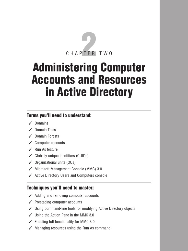 Active Directory Users | PDF | Active Directory | Windows 2000
