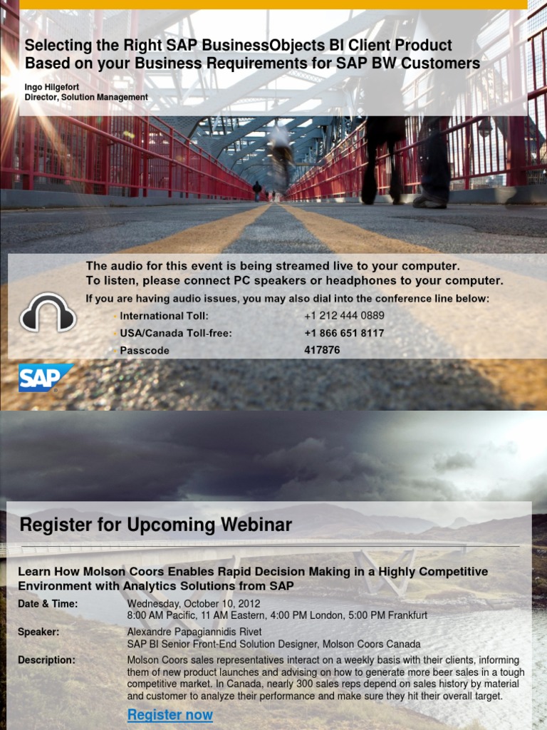 BOBJ Correct Client | PDF | Intelligence Analysis | Sap Se