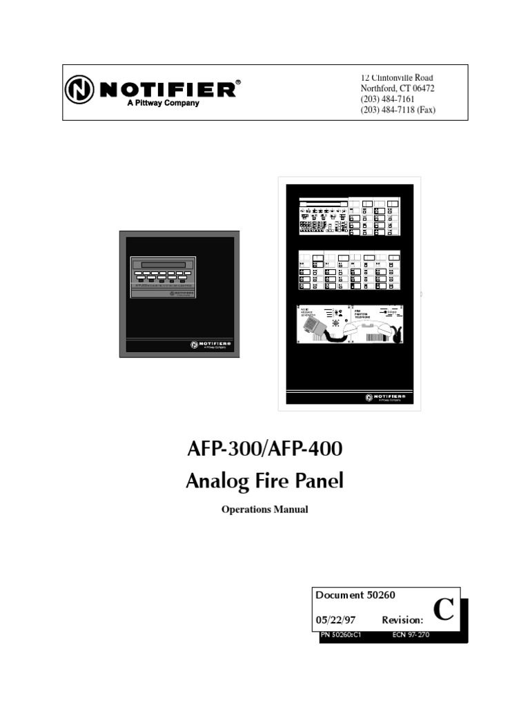 AFP-300/AFP-400 Analog Fire Panel: Operations Manual | Download Free ...