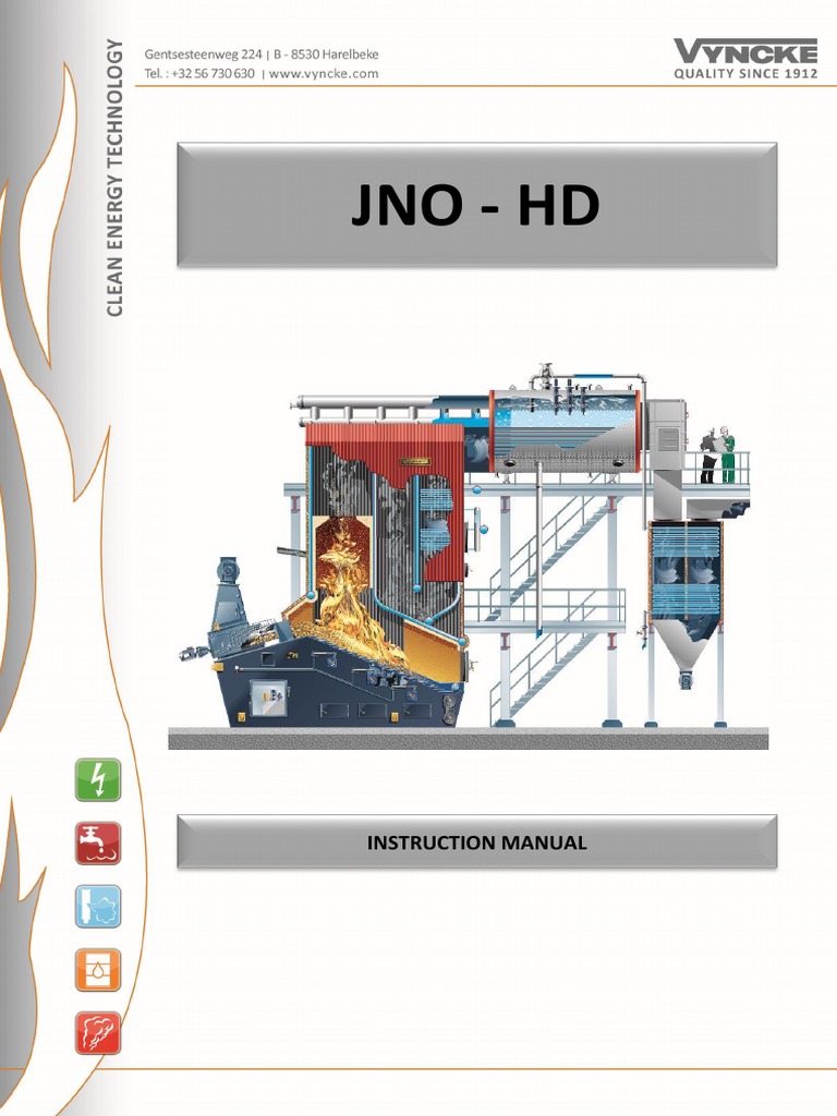 Vyncke Boiler Operation Manual | PDF | Steam | Liquids