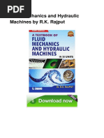 RK Bansal-A Textbook of Fluid Mechanics and Hydraulic Machines. | PDF