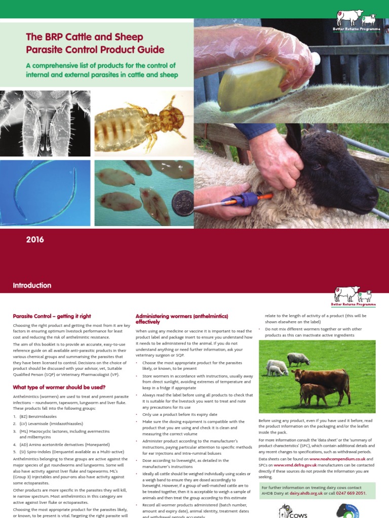 Parasite Control Guide | PDF | Parasitism | Wellness