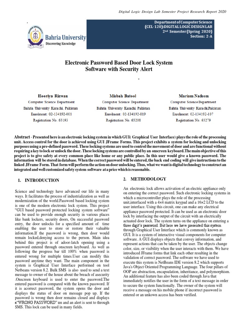 Research Paper DLD LAB | PDF | Graphical User Interfaces | Password