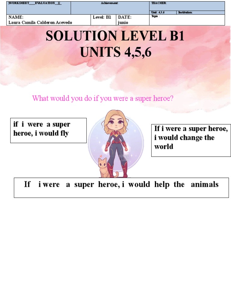 Solution Level B1 Units 4 | PDF | Foods | Cuisine