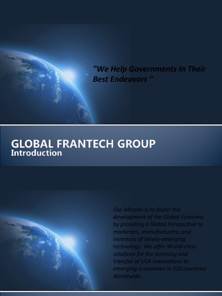 Global FranTech Introduction | PDF | Sustainable City | Port