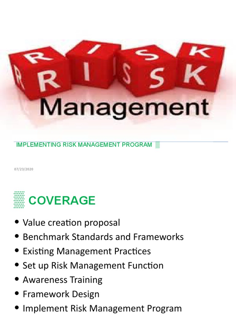 3.implementing ERM Program | PDF | Risk Management | Internal Audit