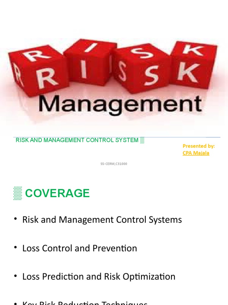 5.risk and Management Control Systems | PDF | Risk | Risk Management