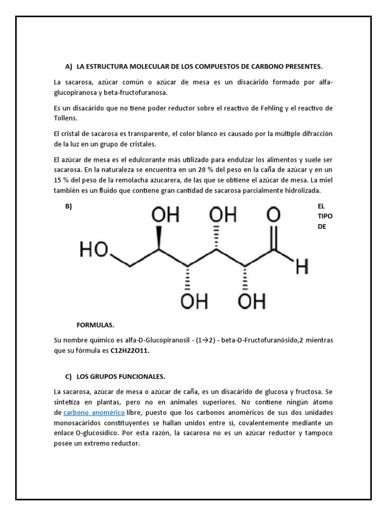 Diagrama De Disacárido