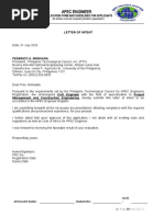 ACPE Application Forms - Template | PDF | Engineer