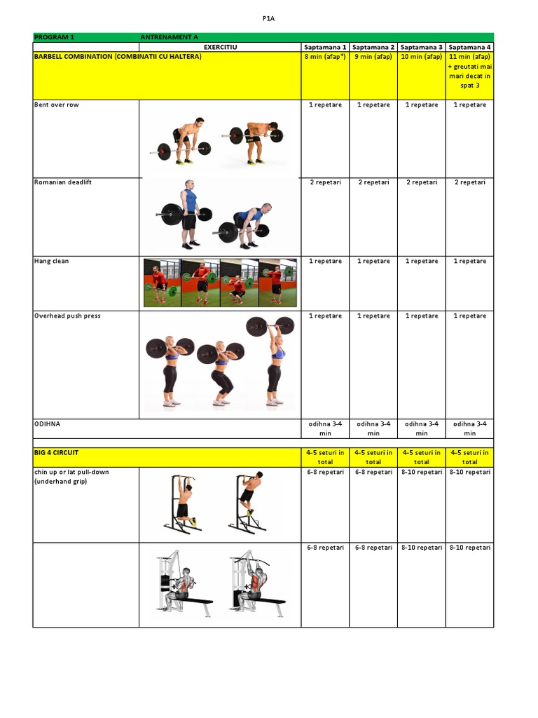 Program Antrenament Functional | PDF | Kettlebell | Hobbies
