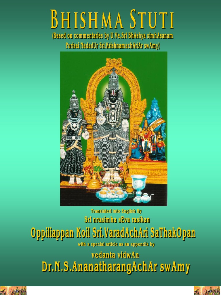 Bhishma Stuti: Lyrics and Commentary | PDF | Mahabharata | Hindu Mythology