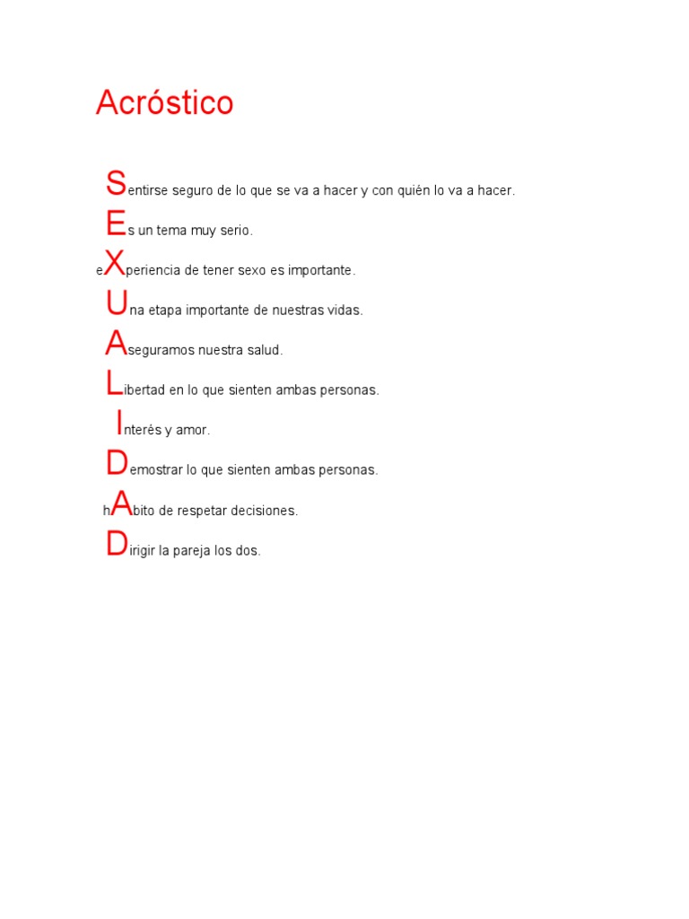Acróstico Etica | PDF