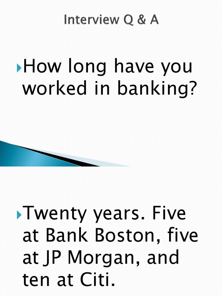 Interview Q & A | PDF