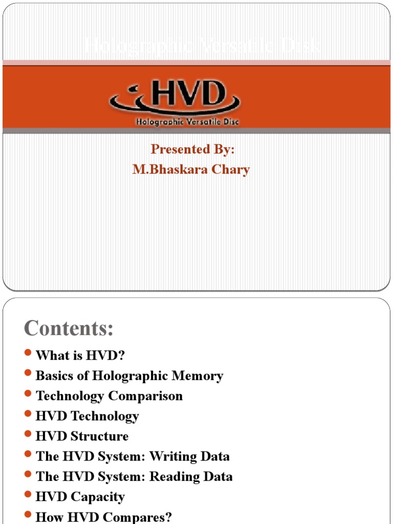 Holographic Versatile Disk | PDF | Holography | Optics