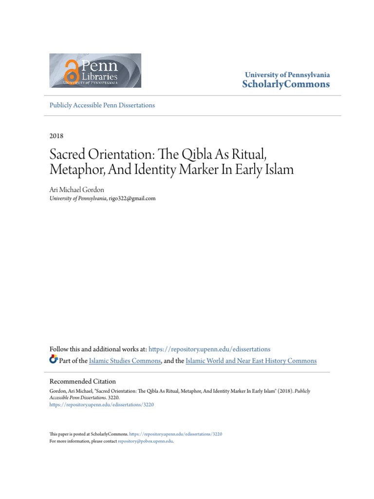 Sacred Orientation - The Qibla As Ritual Metaphor and Identity M | PDF ...