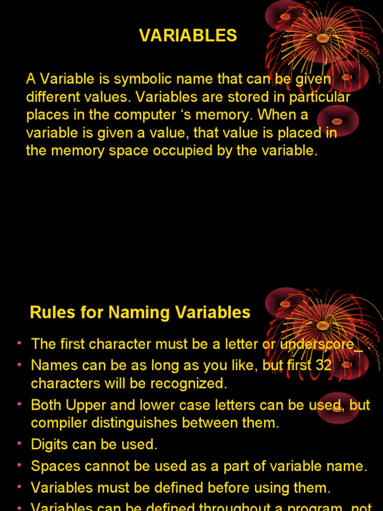 C++ Var1 | PDF | Integer (Computer Science) | Variable (Computer Science)