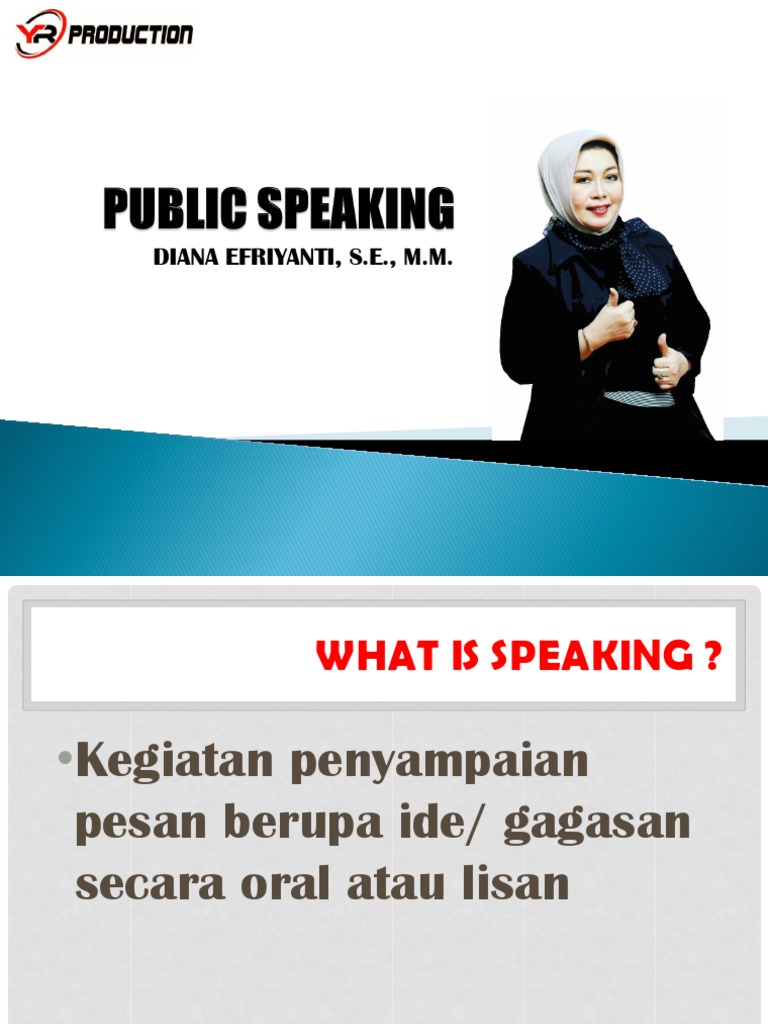 Kiat Sukses Public Speaking | PDF