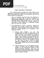 Complaint Affidavit for Estafa Case | PDF | Deed | Affidavit