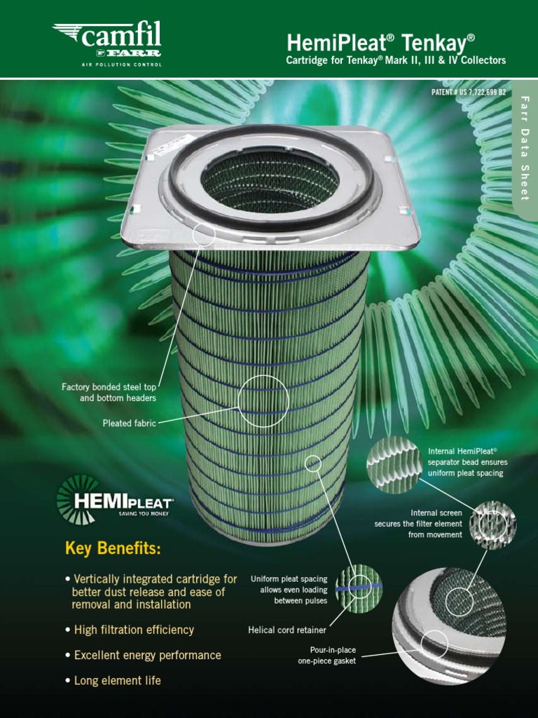 Hemipleat Tenkay Cartridge en | PDF | Fibers | Filtration