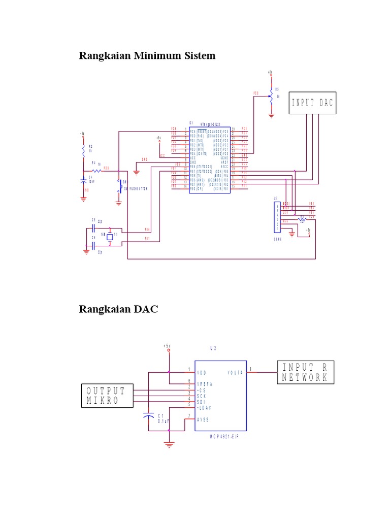 Rangkaian DAC dan Program Arduino | PDF | Telecommunications | Computer ...