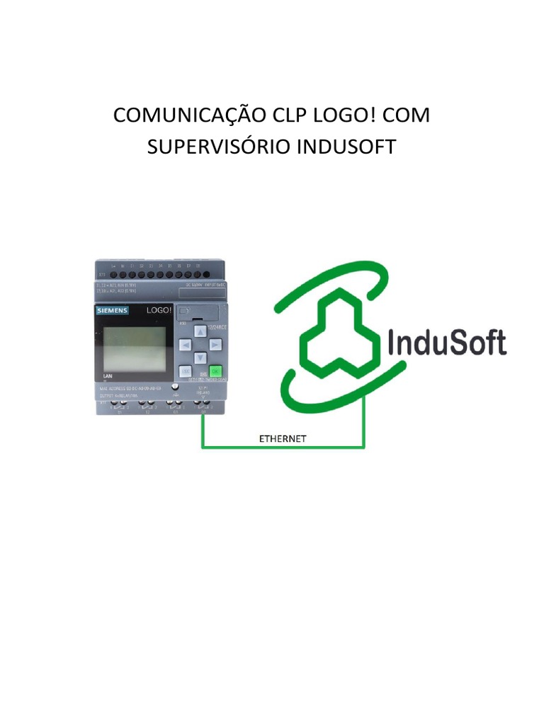 Conexão CLP LOGO! com Indusoft: Guia Prático | PDF | Controlador lógico ...