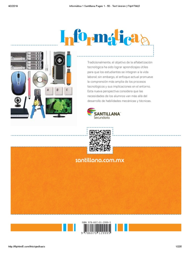 Informática 1 Santillana Pages 1 - 50 - Text Version - FlipHTML5 | PDF