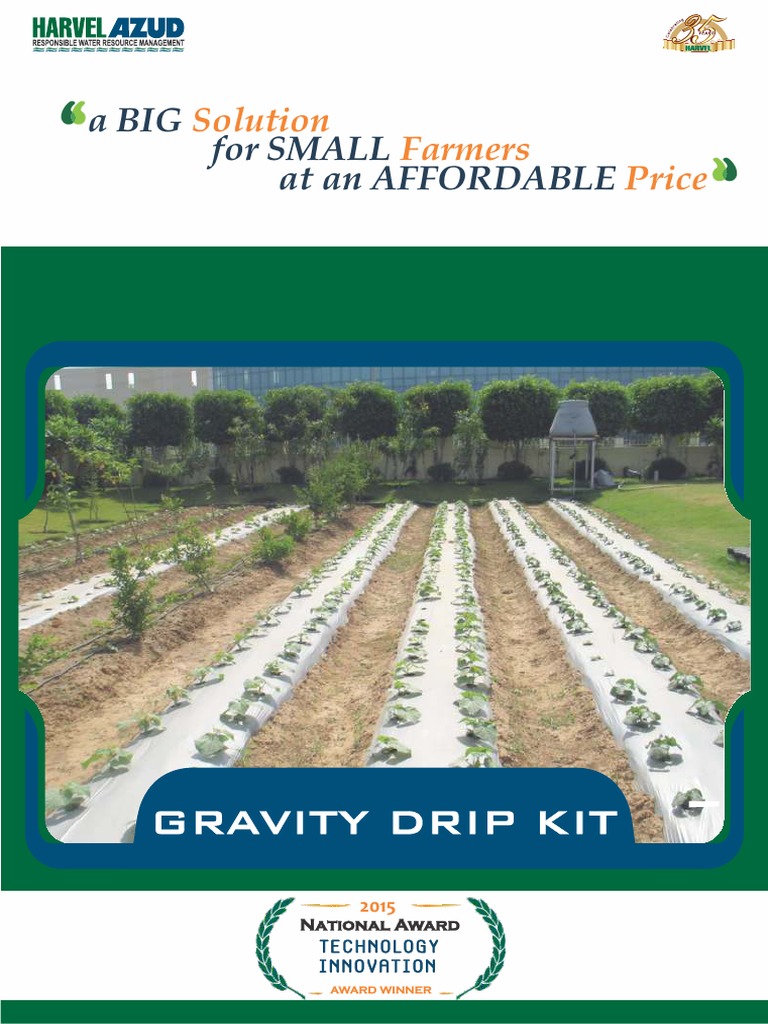 Gravity Drip Kit Brochure | PDF | Irrigation | Nature