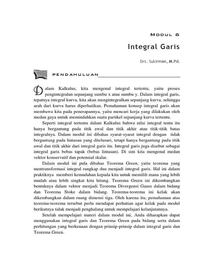 B.14 Integral Garis | PDF