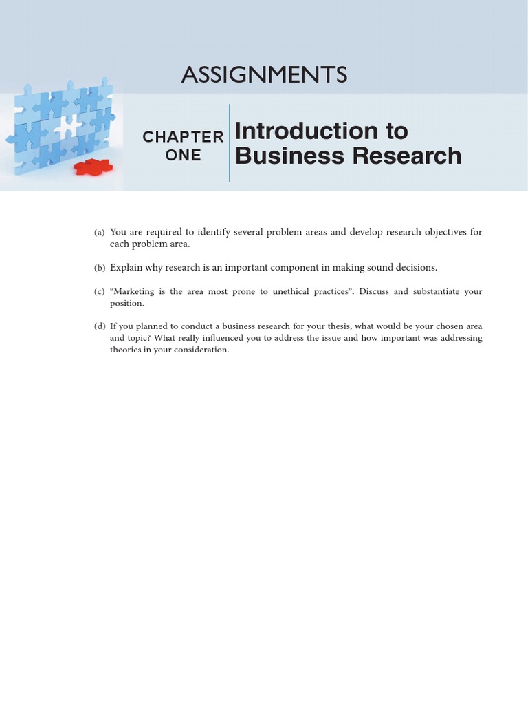 Chapter 1 Introduction To Business Research PDF | PDF