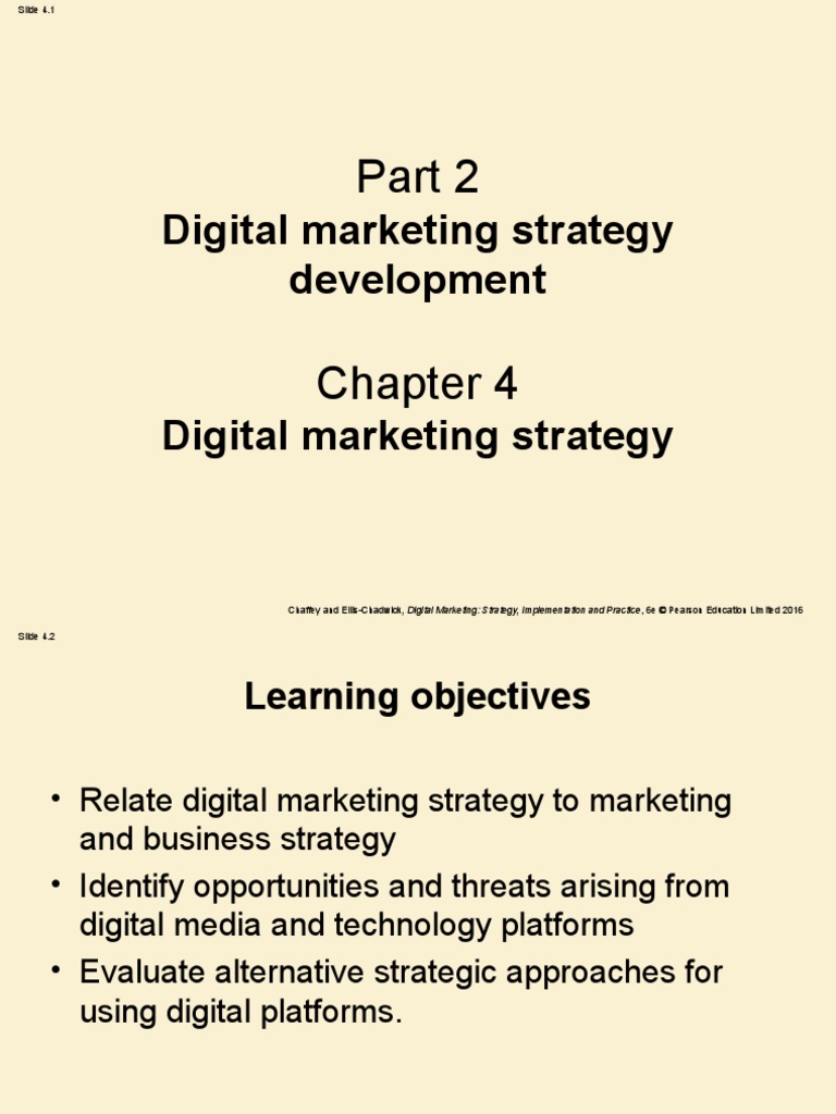 Digital Marketing Strategy Development | PDF | Digital Marketing ...